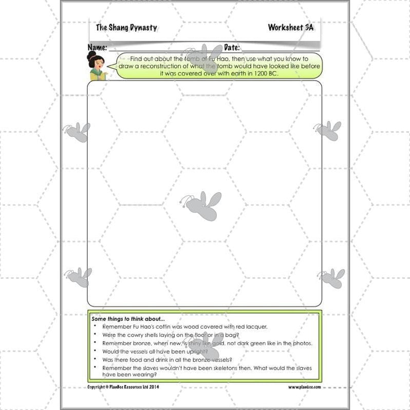 Shang Dynasty KS2 Lesson Pack for Year 5 & 6 by PlanBee