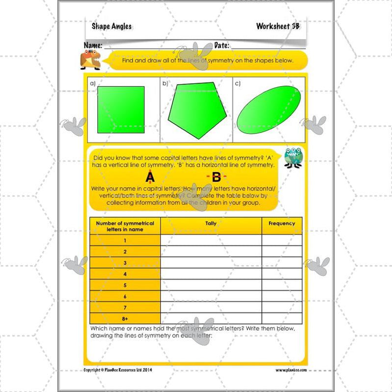Shape Angles Year 4 Shape Properties Lessons by PlanBee
