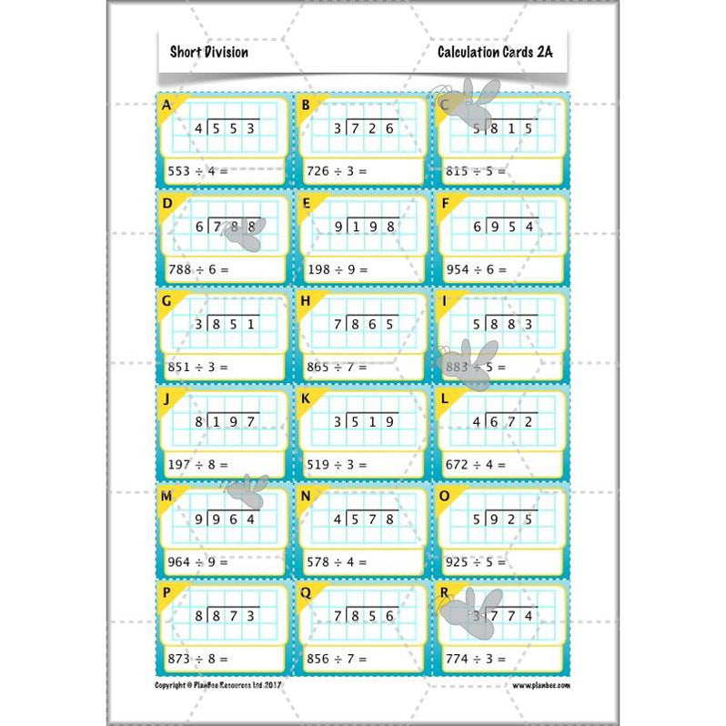 Short Division - Year 5 Maths Planning and Resources from PlanBee