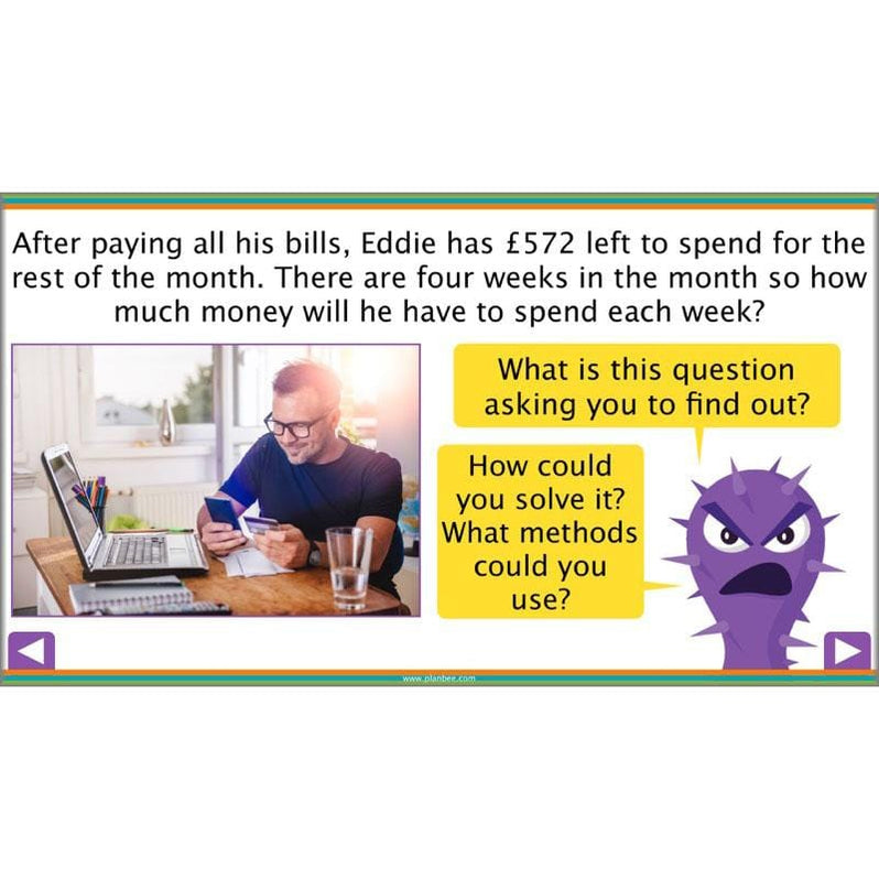 Short Division - Year 5 Maths Planning and Resources from PlanBee