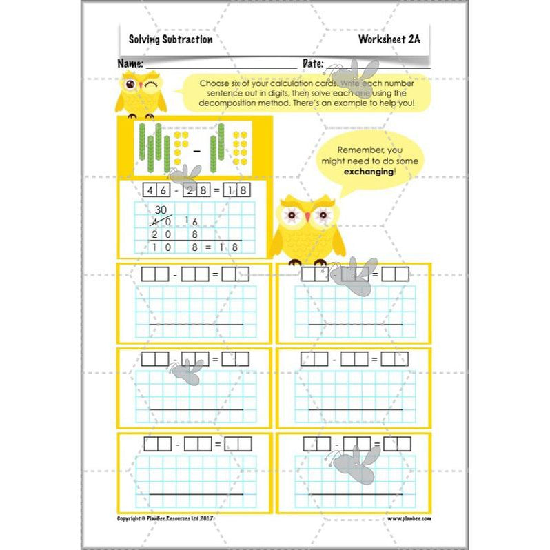 Solving Subtraction: KS2 Maths Lesson Resources for Year 3 — PlanBee