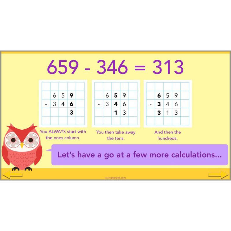 Solving Subtraction: KS2 Maths Lesson Resources for Year 3 — PlanBee