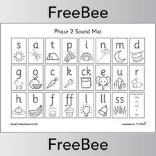 Free Phonics Sound Mat Pack | Phonic Resource by PlanBee