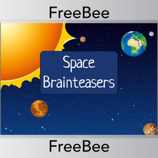 Space Brain Teasers Free PDF Download by PlanBee