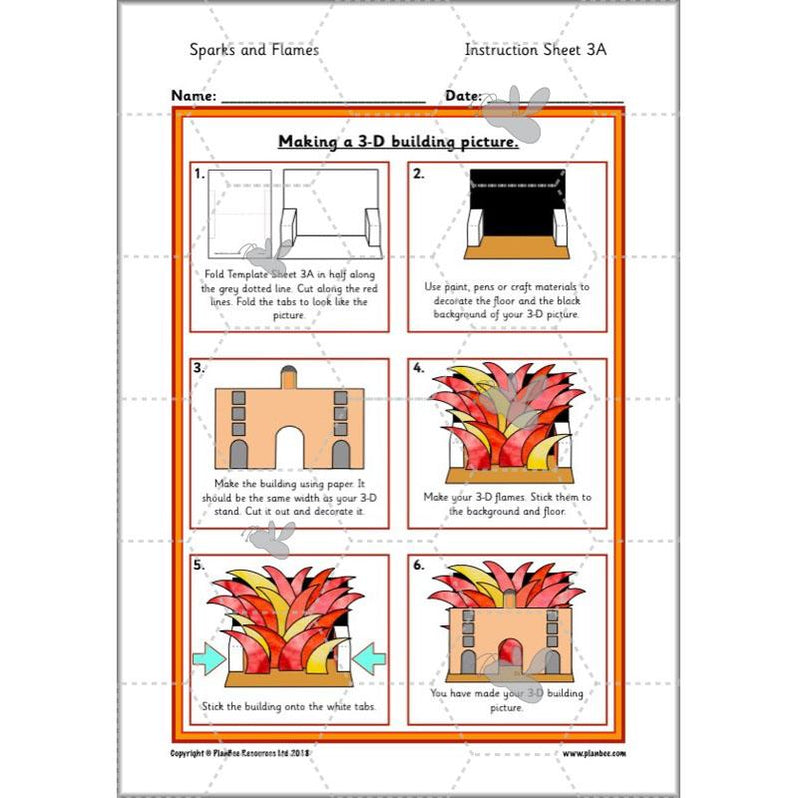 Great Fire of London Art Ideas | PlanBee KS1 Art Lesson