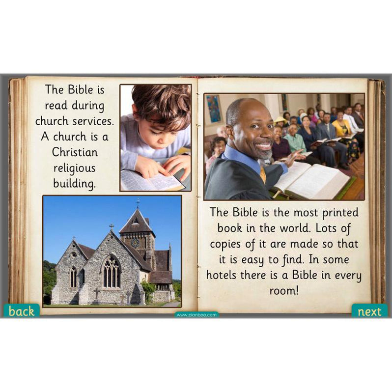 Exploring Special Books KS1 RE lesson pack by PlanBee