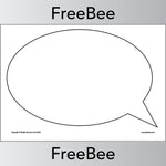 FREE Speech Bubble Template by PlanBee
