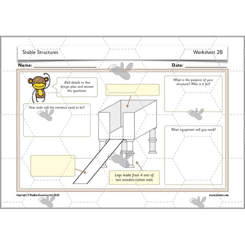 Stable Structures KS1 DT Lessons by PlanBee