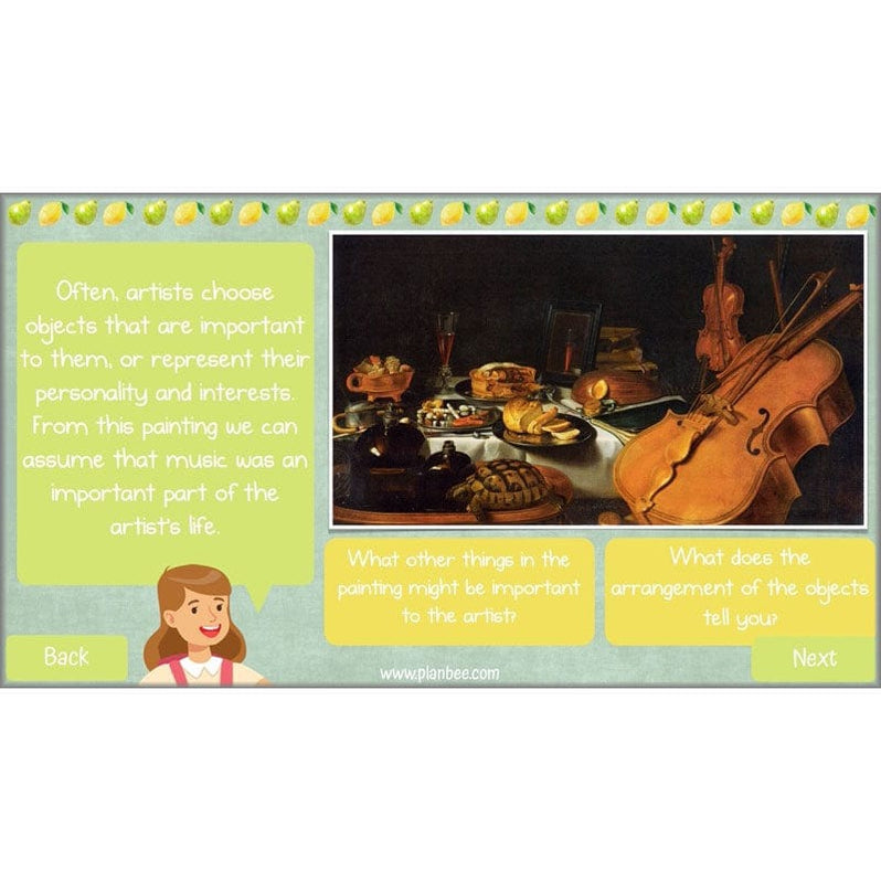 Still Life KS2 Art Downloadable Lesson Pack by PlanBee