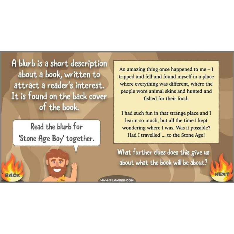 The Stone Age Boy Planning KS2 | Year 3 English Lessons — PlanBee