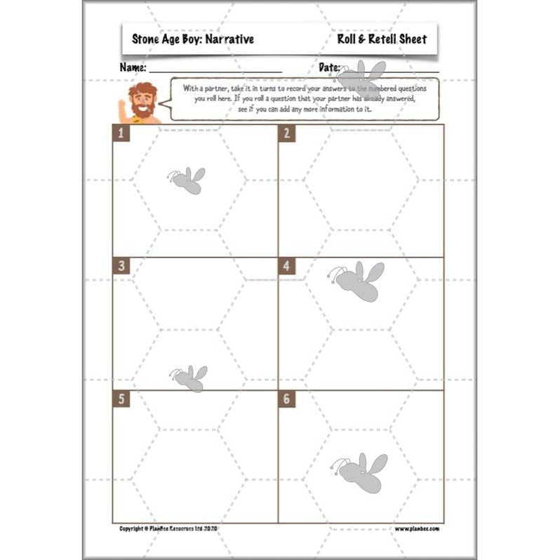 The Stone Age Boy Planning KS2 | Year 3 English Lessons — PlanBee