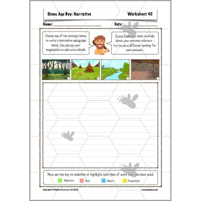 The Stone Age Boy Planning KS2 | Year 3 English Lessons — PlanBee