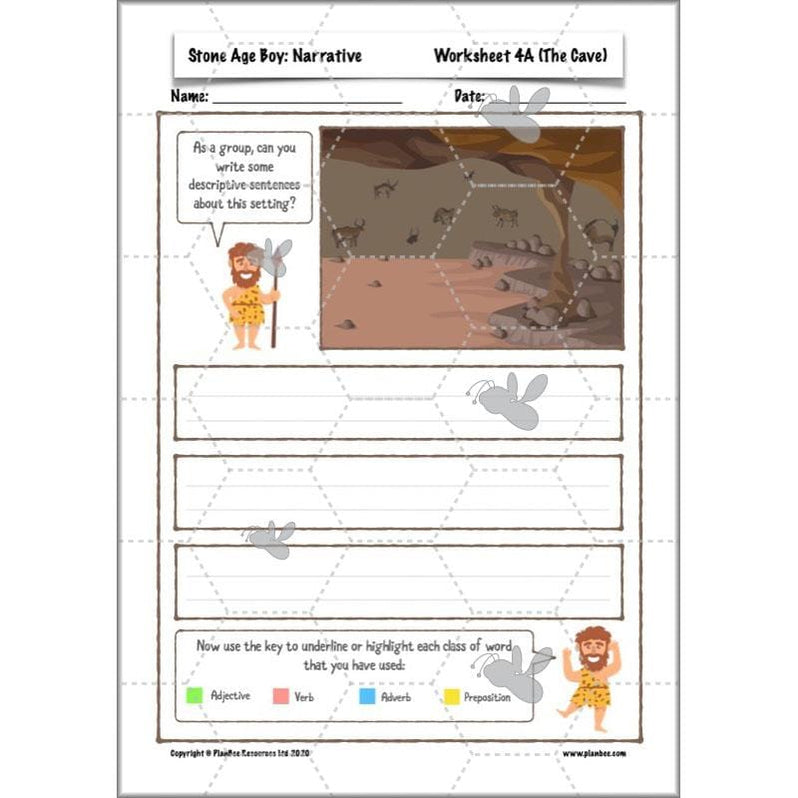 The Stone Age Boy Planning KS2 | Year 3 English Lessons — PlanBee