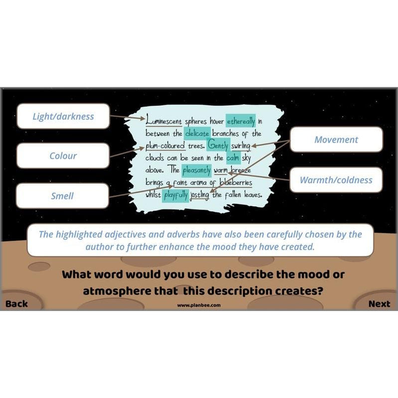 Descriptive Writing Lesson Plans | Stories from Space KS2 — PlanBee