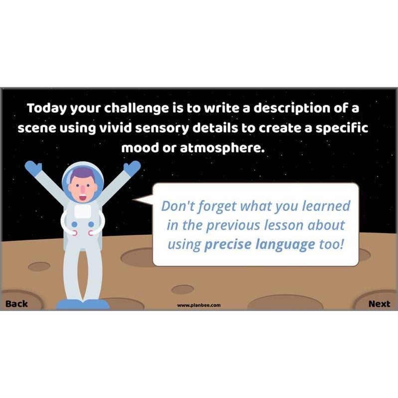 Descriptive Writing Lesson Plans | Stories from Space KS2 — PlanBee