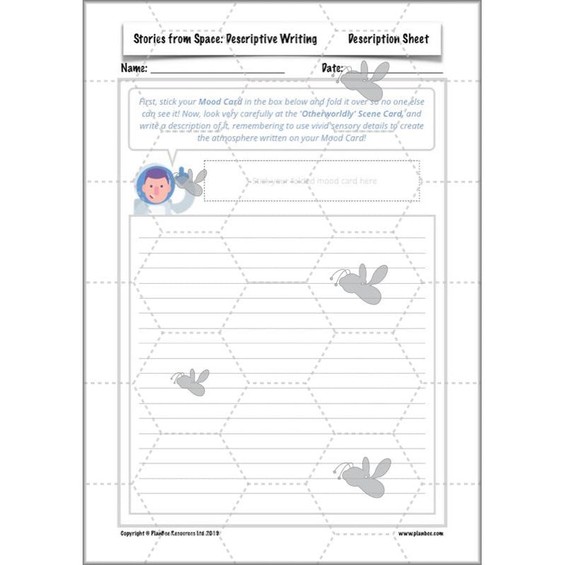 Descriptive Writing Lesson Plans | Stories from Space KS2 — PlanBee
