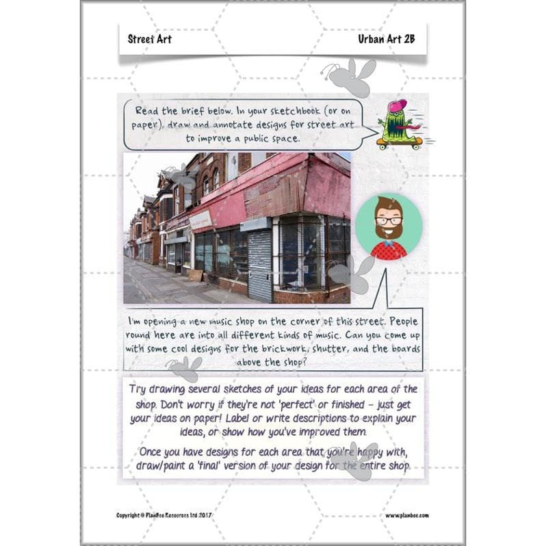 Graffiti Art KS2 Planning | Street Art Lessons by PlanBee