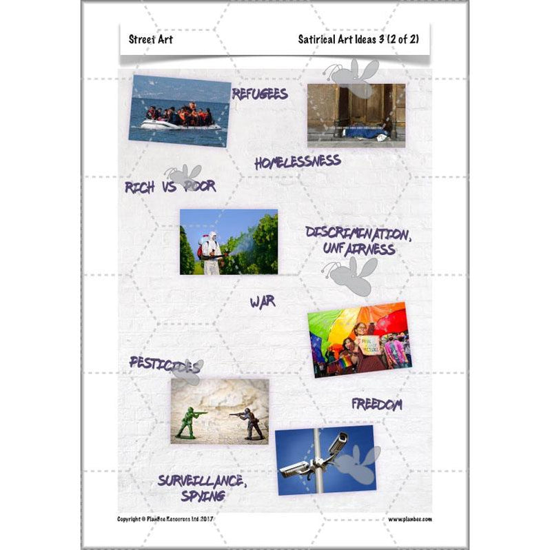 Graffiti Art KS2 Planning | Street Art Lessons by PlanBee