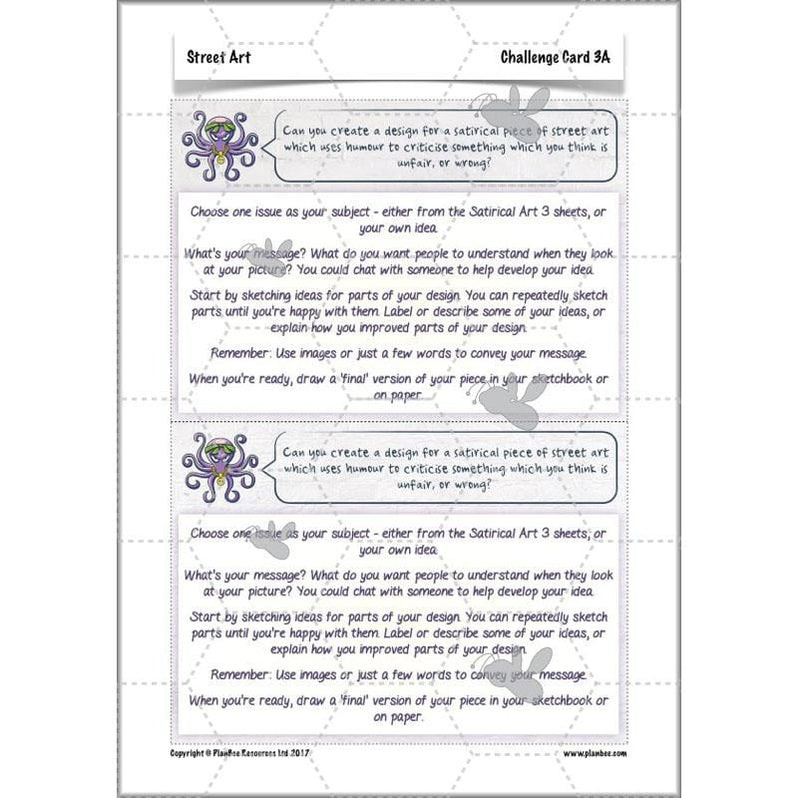 Graffiti Art KS2 Planning | Street Art Lessons by PlanBee