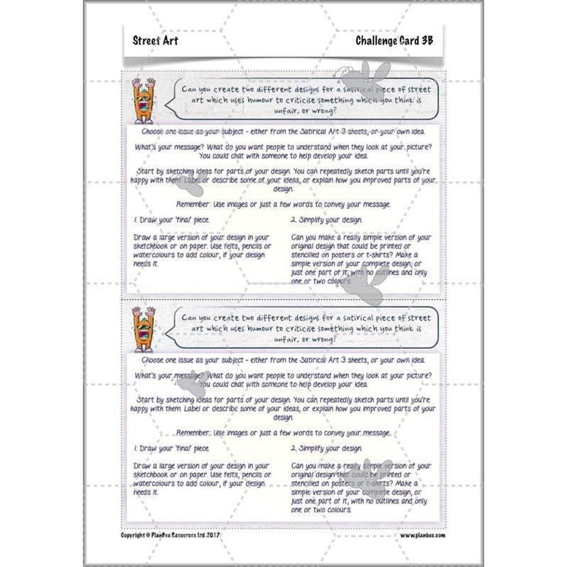 Graffiti Art KS2 Planning | Street Art Lessons by PlanBee