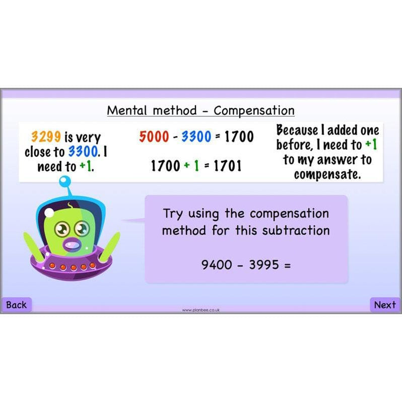 Subtraction Methods Year 5 Maths Lessons by PlanBee