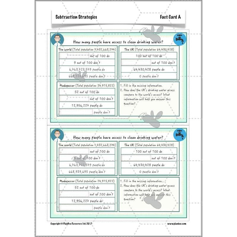 Subtractions Strategies - Complete Year 6 Maths Lesson Plans - PlanBee