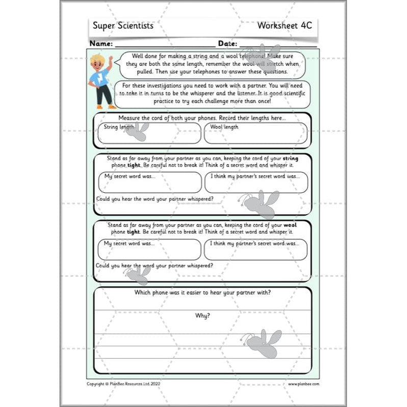 Super Scientists Year 2 Working Scientifically | PlanBee