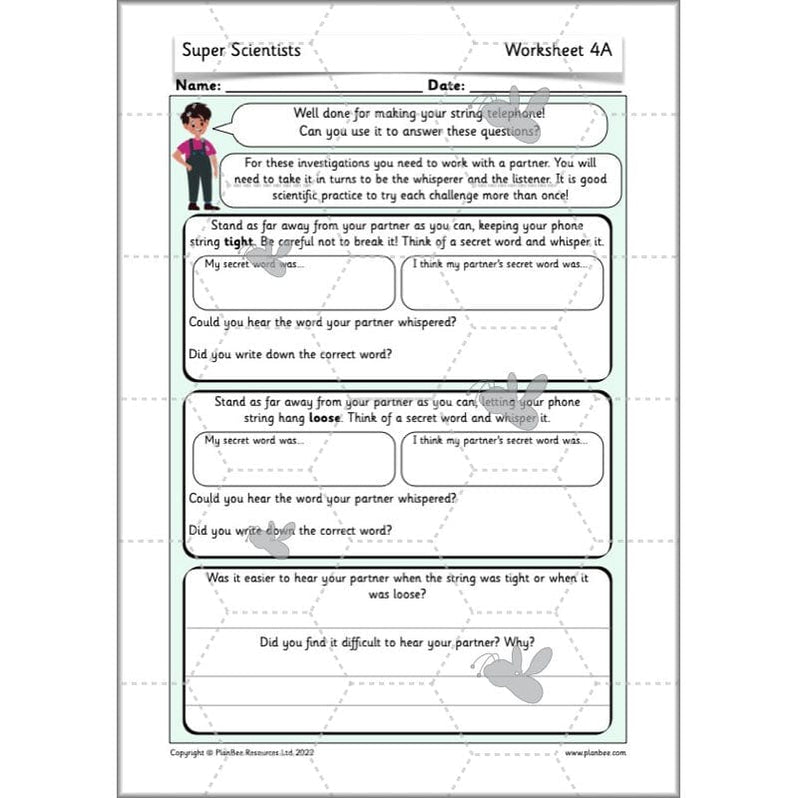 Super Scientists Year 2 Working Scientifically | PlanBee