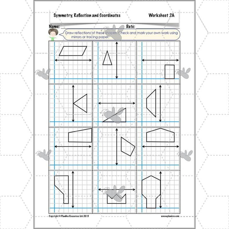 Symmetry, Reflection & Coordinates Year 5 Maths — PlanBee