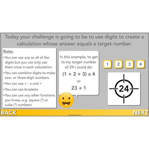Target Maths Year 6 Target Number Challenge Lesson | PlanBee