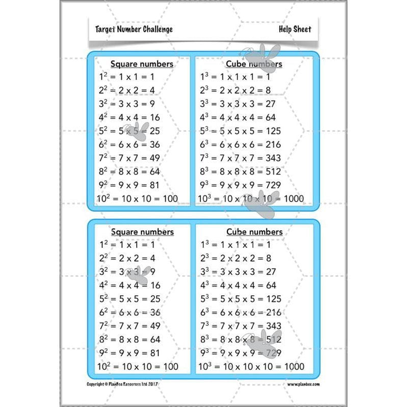 Target Maths Year 6 Target Number Challenge Lesson | PlanBee