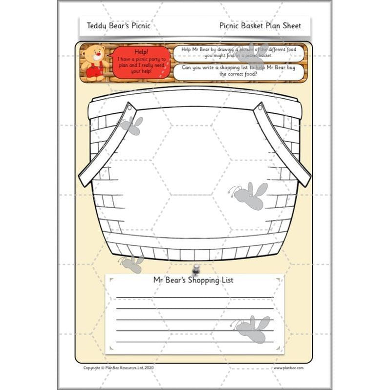 Teddy Bears Picnic Ideas and DT Lessons by PlanBee