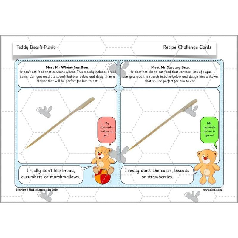 Teddy Bears Picnic Ideas and DT Lessons by PlanBee
