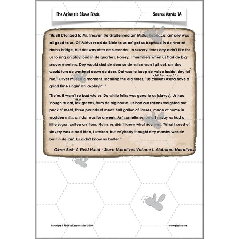 The Atlantic Slave Trade | Slavery KS2 History by PlanBee