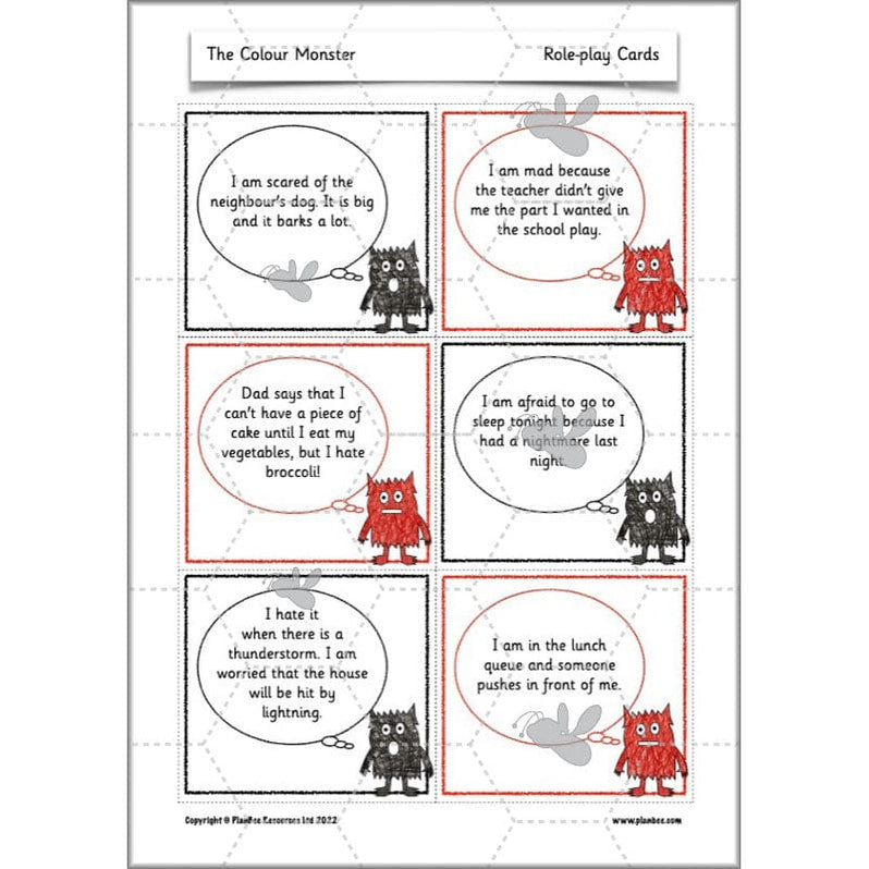 The Colour Monster Resources & Lesson Plans for KS1 — PlanBee