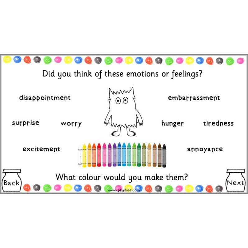 The Colour Monster Resources & Lesson Plans for KS1 — PlanBee