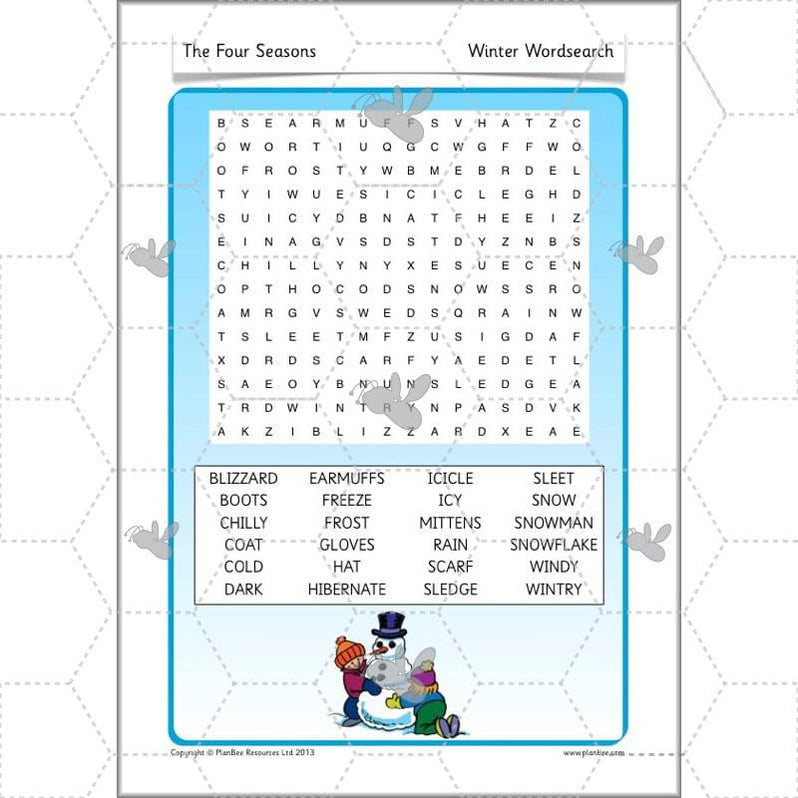 The Four Seasons KS1 Lesson Plans & Worksheets by PlanBee