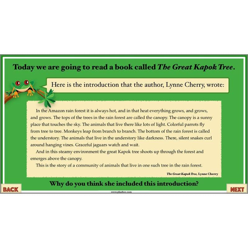 The Great Kapok Tree Planning Persuasive Writing by PlanBee