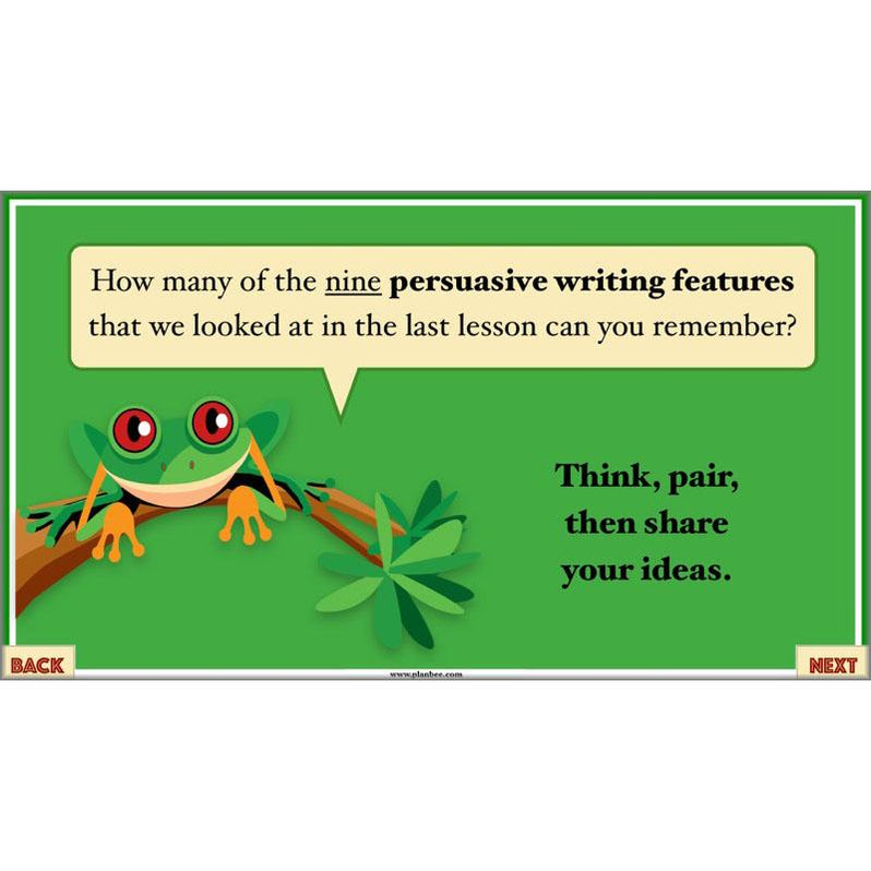 The Great Kapok Tree Planning Persuasive Writing by PlanBee