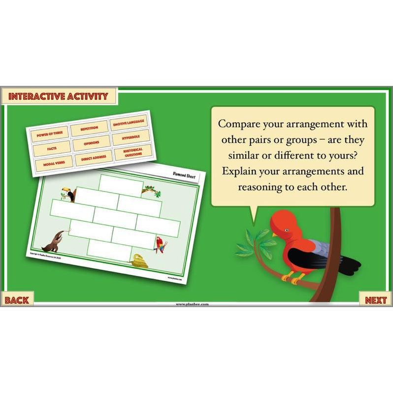 The Great Kapok Tree Planning Persuasive Writing by PlanBee