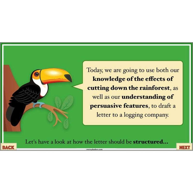 The Great Kapok Tree Planning Persuasive Writing by PlanBee