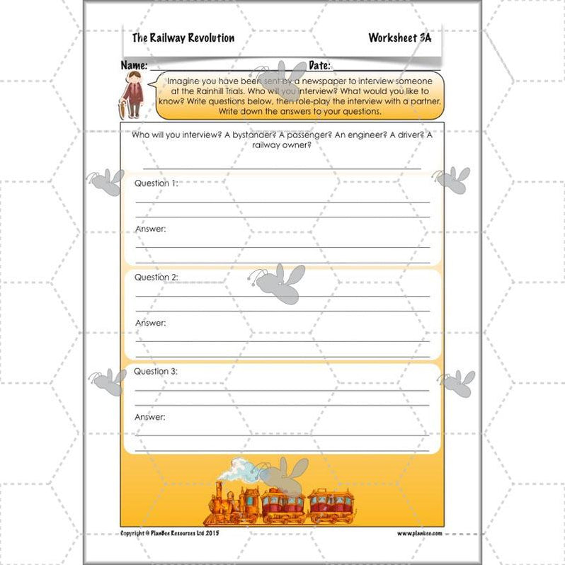 The Railway Revolution: Industrial Revolution KS2 PlanBee