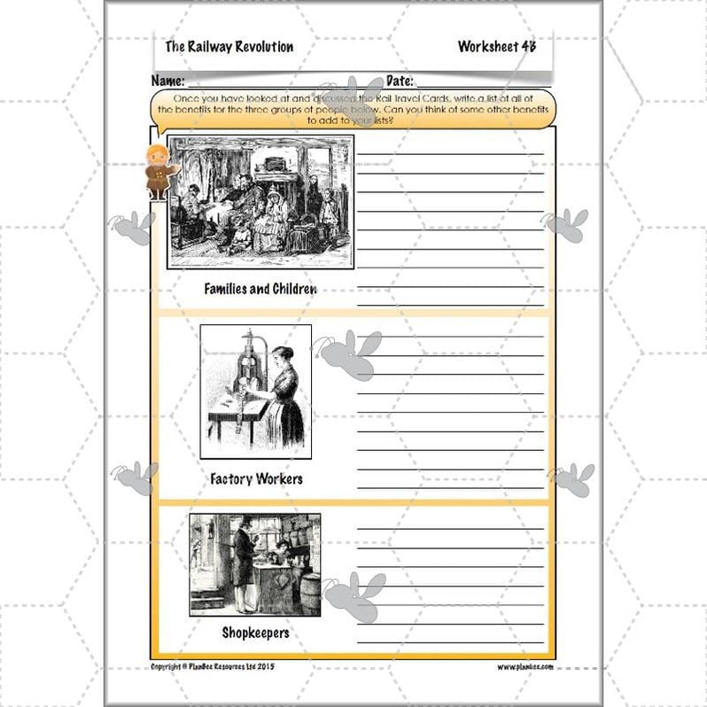 The Railway Revolution: Industrial Revolution KS2 PlanBee