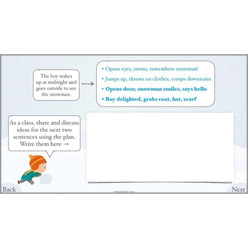 The Snowman Activities Year 3 English lessons by PlanBee