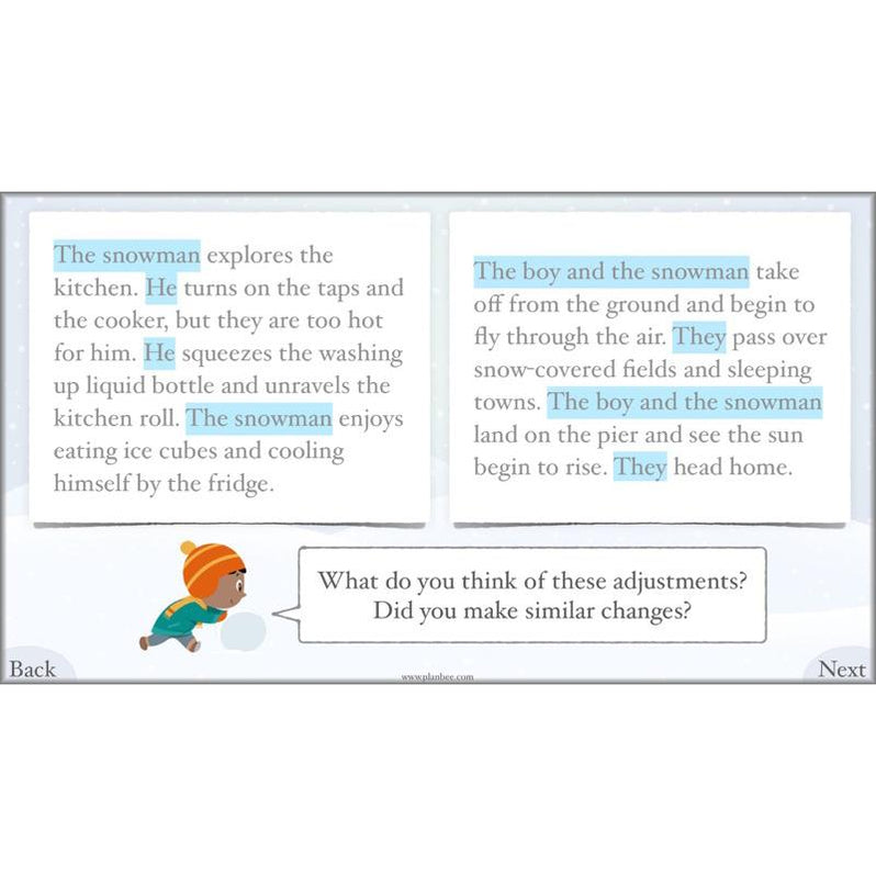 The Snowman Activities Year 3 English lessons by PlanBee