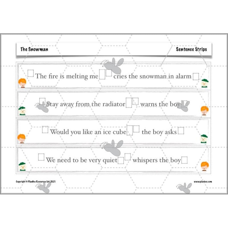 The Snowman Activities Year 3 English lessons by PlanBee