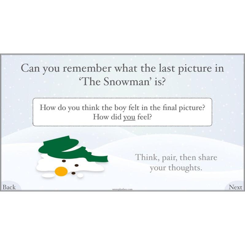 The Snowman Activities Year 3 English lessons by PlanBee