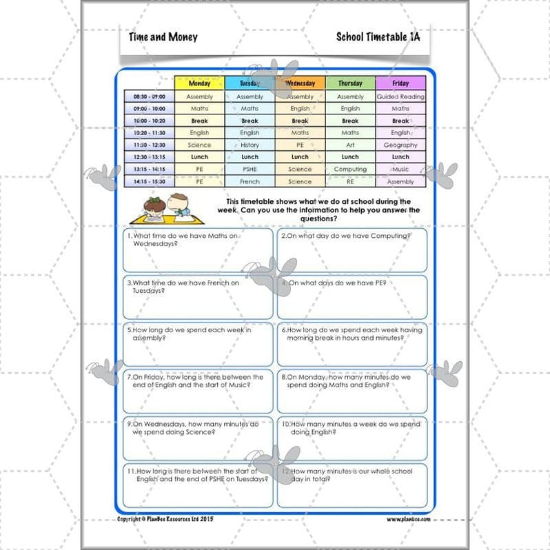 Year 6 Time Problems | Time and Money KS2 Maths — PlanBee