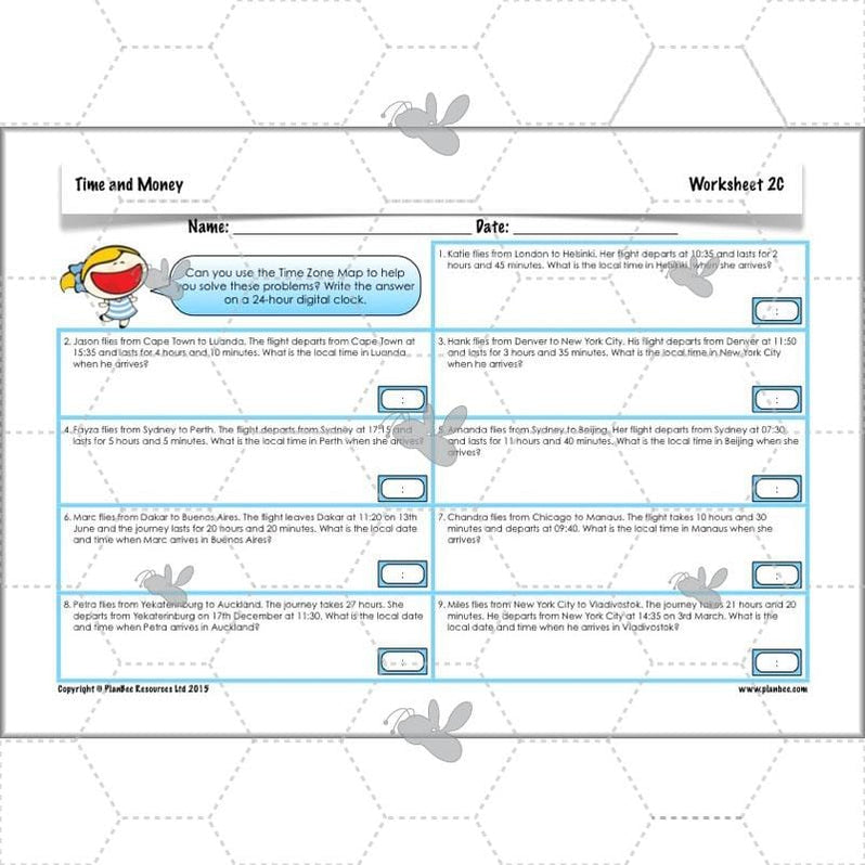 Year 6 Time Problems | Time and Money KS2 Maths — PlanBee