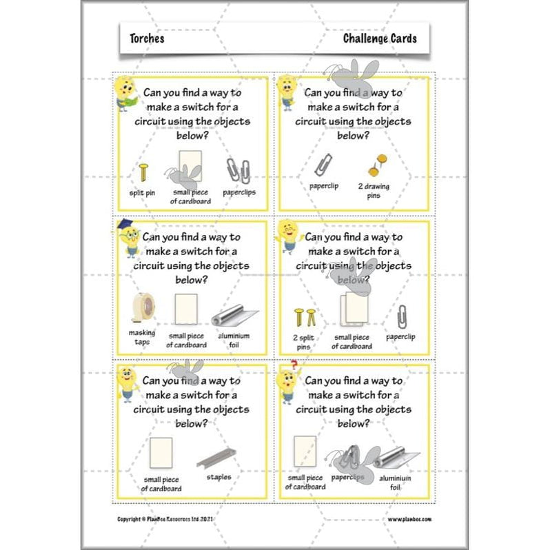 Torches KS2 Year 4 DT PDF lesson pack by PlanBee